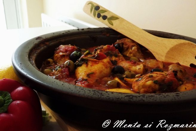 Reteta Tajine de pui cu lamaie