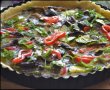 Reteta Tarta cu zucchini, ghebe, ardei si leurda