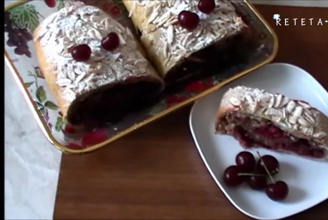 Reteta Strudel cu Visine (Video)
