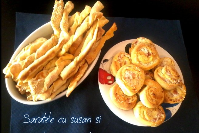 Reteta Saratele cu susan si melcusori aperitiv