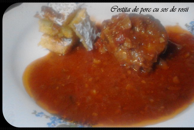 Reteta Costita de porc cu sos de rosii
